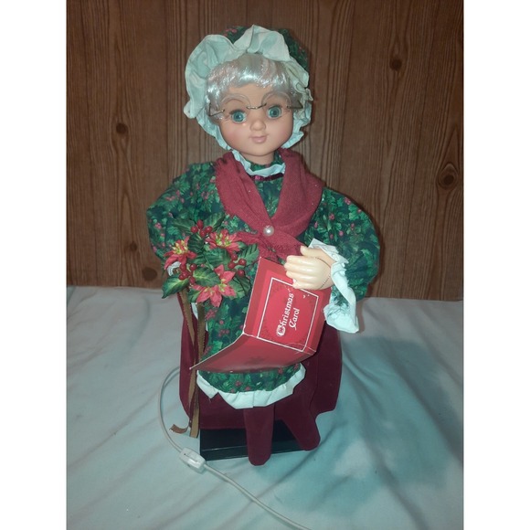 Holiday | Vintage 1996 Animated Motionette Mrs Claus Christmas Figure ...